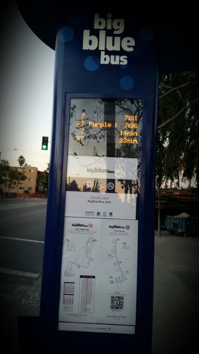 Santa Monica’s Big Blue Bus Opens First Stops with Real-Time Arrival ...